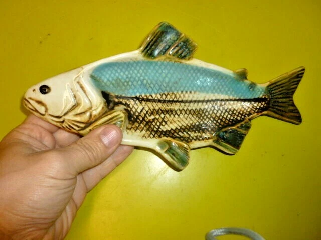 VIDE POCHE CENDRIER Faience Forme Poisson Signature A Identifier EUR 35 ...