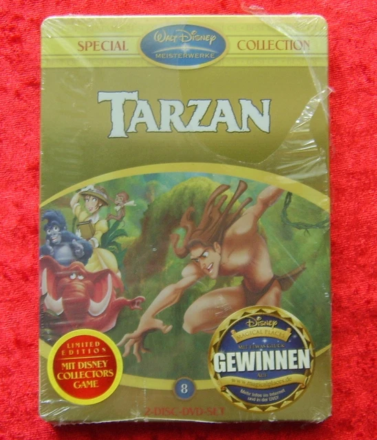 TARZAN MIT COLLECTORS Game, Walt Disney 2 Disc-DVD-Set Steelbook, Neu ...