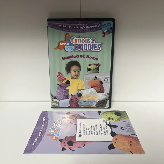 CURIOUS BUDDIES HELPING at Home DVD+Insert Good Condition DVD Nick Jr ...