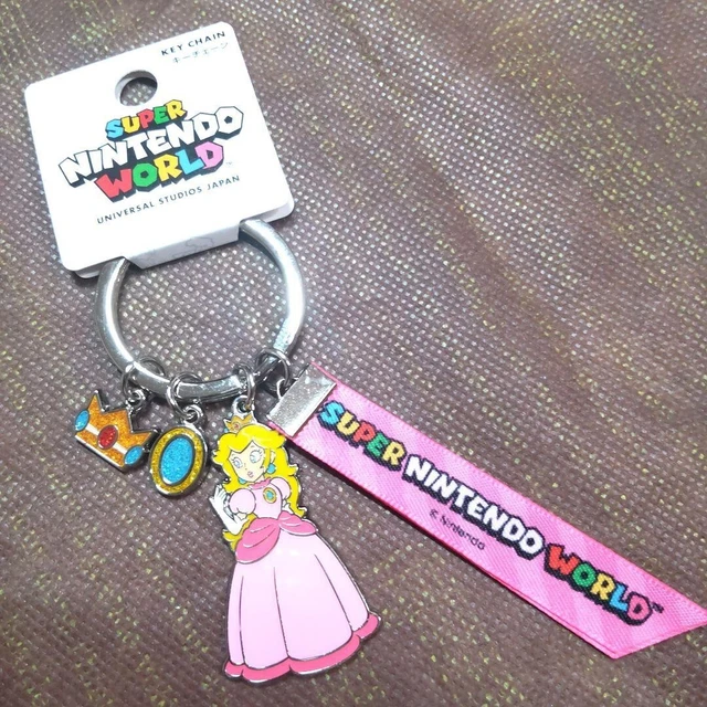 USJ MARIO SUPER Nintendo World Princess Peach Charm Key chain ＃PEC12 ...