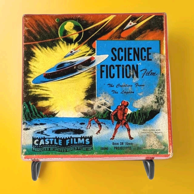 ANTIQUE VINTAGE CREATURE FROM THE LAGOON 8mm Castle Films Super 8 B&W ...