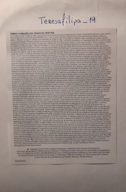 CALL OF DUTY Modern Warfare III COD MW3 PS5 code inc.lockpick exclusive ...