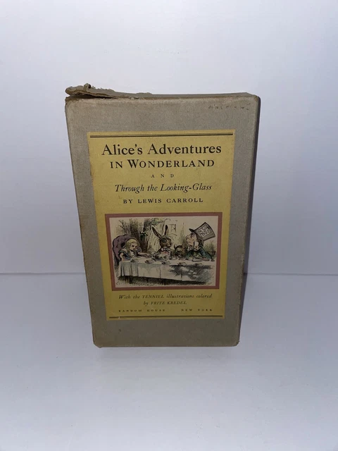 ALICE'S ADVENTURES IN Wonderland & Through Looking Glass 1946 Carroll EUR 47,52 - PicClick IT