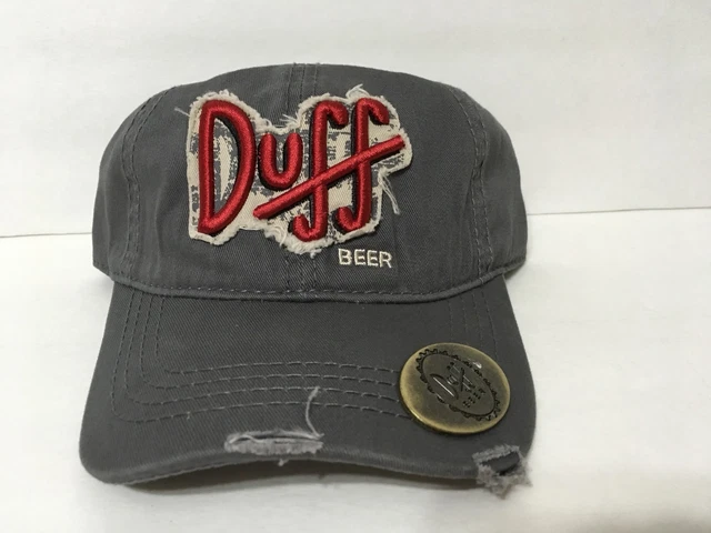 UNIVERSAL STUDIOS EXCLUSIVE The Simpsons Duff Beer Adult Baseball Cap ...