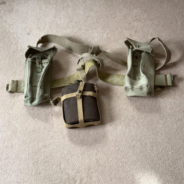 WW2 BRITISH ARMY Webbing £51.00 - PicClick UK