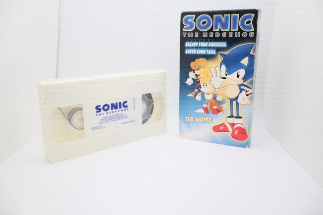 SONIC THE HEDGEHOG - The Movie - Vhs - 1999 - See Pics!! $299.99 ...