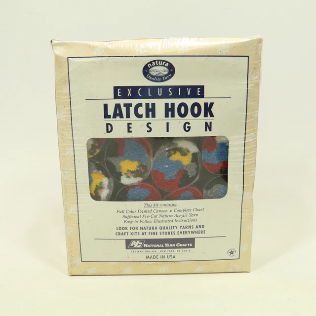 LATCH HOOK KIT Noah's Ark R016 New & Sealed Original Box 20" X 27" $12. ...