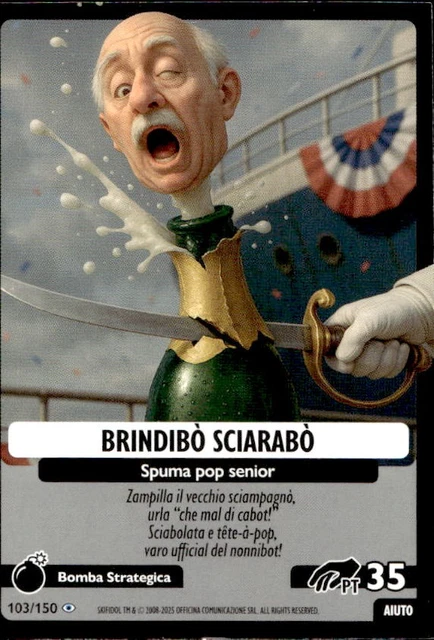 CARD SKIFIDOL ITALIAN Brainrot. Allucinazione Cosmica 2025 # 103 EUR 1 ...
