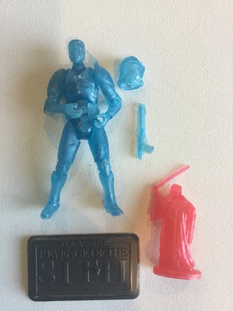 STAR WARS - Blue Holographic Clone Commander Cody -56 Saga Trooper Inch ...