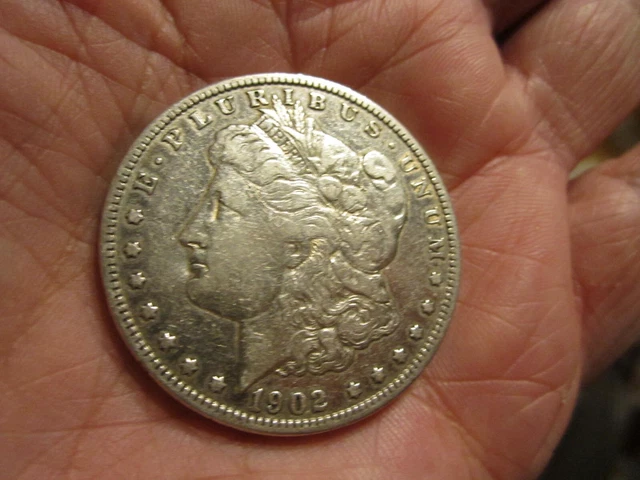 MORGAN ORIGINAL 1902-O United States Nice Silver Dollar Coin £14.54 ...