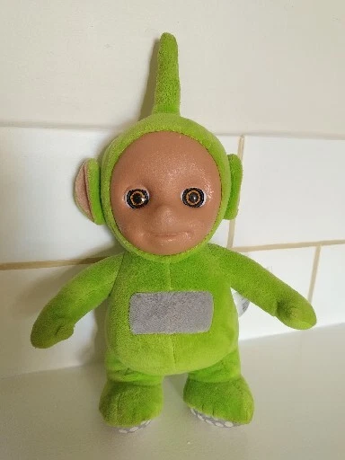 CBEEBIES TELETUBBIES DIPSY "Talking" Soft Plush Toy. 11" Green Kids TV ...
