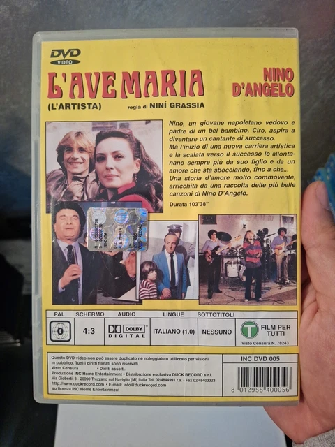 L'AVE MARIA DVD Italiano 🇮🇹 Raro Fuori Catalogo Nino D'angelo Film ...