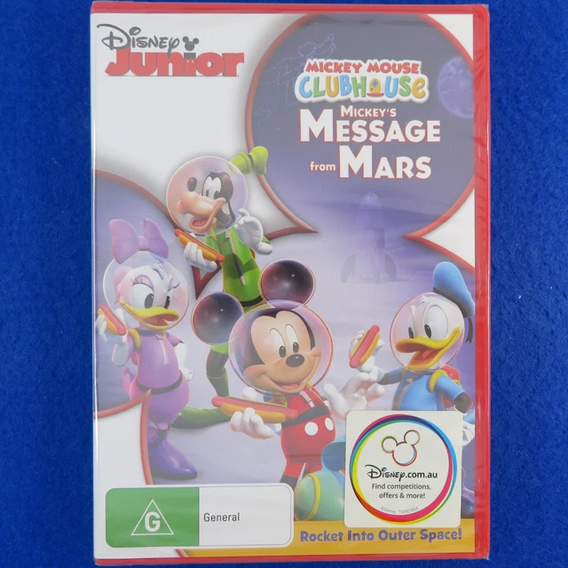 MICKEY MOUSE CLUBHOUSE Mickey's Message From Mars - Brand New - DVD ...