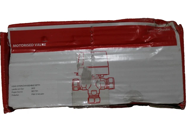 DANFOSS HS3 3-PORT Motorized Valve With Actuator, 22mm - NEW SEALED £44 ...
