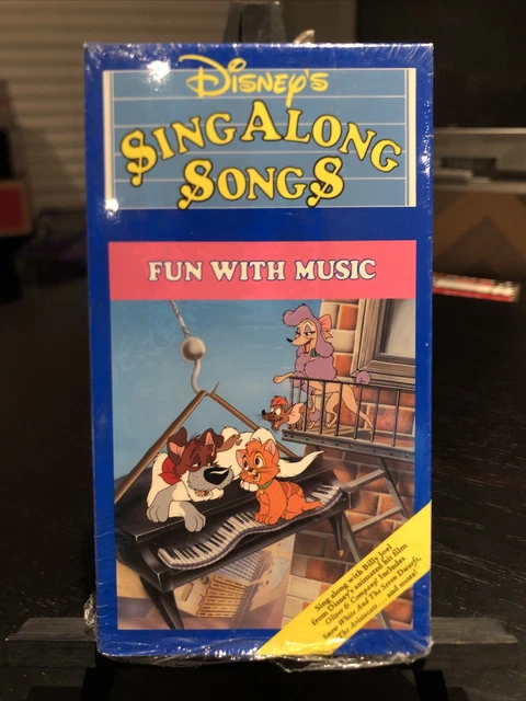 DISNEYS SING ALONG Songs Fun With Music (VHS 1989) 1st Edition RARE ...