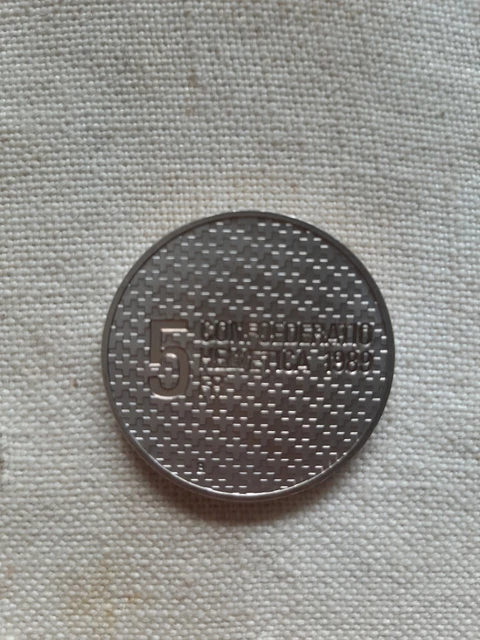 SCHWEIZ 1989, GEDENKMÜNZE 5 Franken "General Henri Guisan, Mobilmachung 1939" EUR 7,00 - PicClick DE