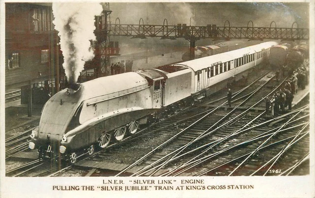 UK 1930S RAILWAY Streamliner LNER Silver Lake RPPC Photo Postcard 22 ...