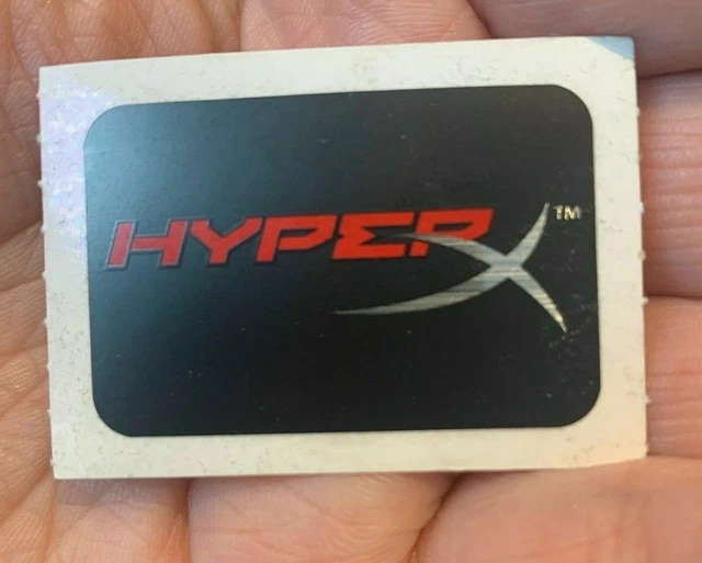 NEW KINGSTON MEMORY HyperX Hyper X Sticker Decal Case Badge Logo large ...