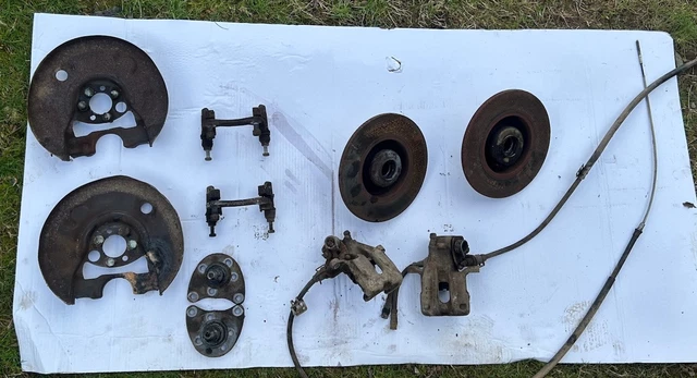 VW GOLF MK2 16V 8V Gti Corrado G60 Mk1 Scirocco Rear Disc Conversion ...