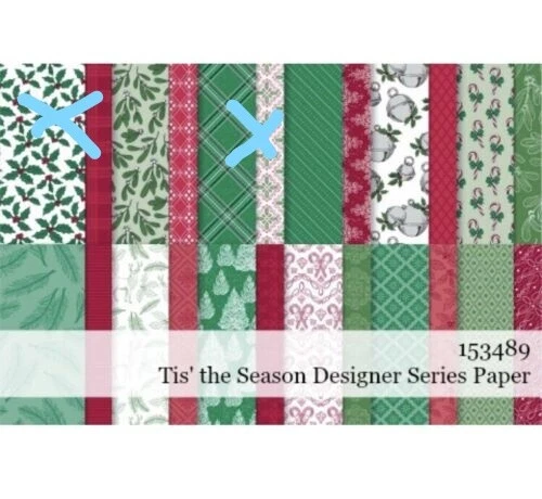 STAMPIN' UP! 'TIS THE SEASON Designer Series Paper 10 Sheet SAMPLER ...