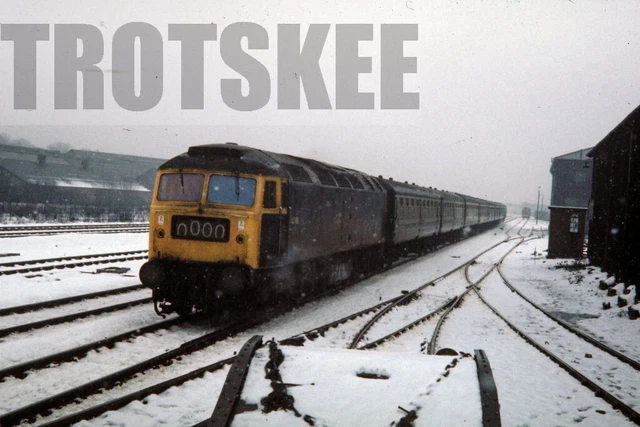 35MM SLIDE BR British Railways Diesel Loco Class 47 47196 Chesterfield ...