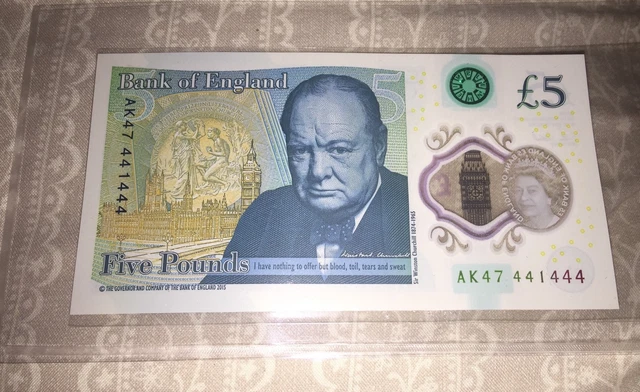UNIQUE AND RARE AK47 £5 Note With Rare Numbering £10,086.72 - PicClick UK