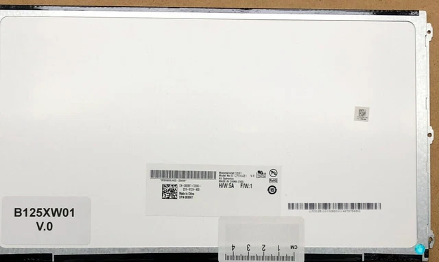 DALLE ÉCRAN SCREEN Display type B125XW01 V.0 - 12,5" - Connecteur 40 ...