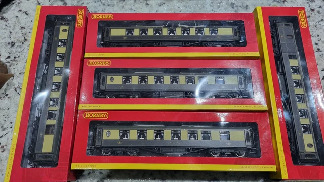 HORNBY R4483 R4484 R4485 R4486 R4487 Pullman Kitchen Parlour Car Coach ...