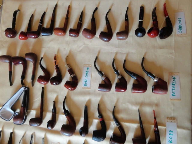 LOT DE 129 pipes d'occasion des années 50 aux années 2000. différentes ...