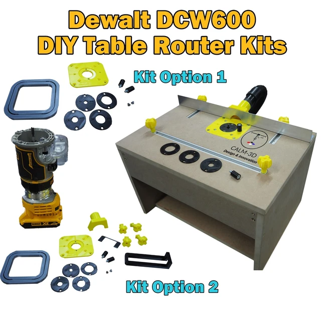DEWALT DCW600 DIY Router Table Kits - Convert your trim router to a ...