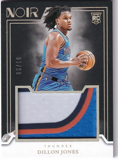 2024-25 PANINI NOIR NBA No. RJM-DIL Dillon Jones Novato Parche Dorado 8 ...