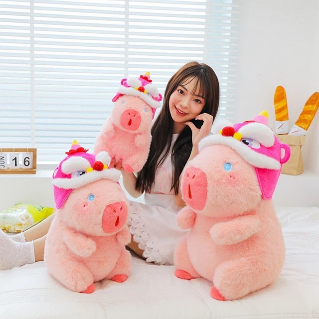 PINK CAPYBARA CAPIBARA Anime Fluffty Toy Pink Capibara Plush Doll Home ...