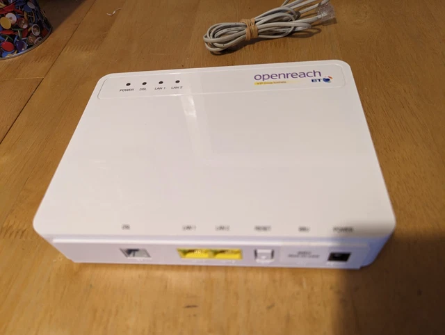 BT OPENREACH FIBRE VDSL2 Modem - ECI Telecom - NGA ECI-CPE-MODEMS TYPE ...