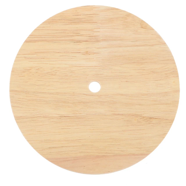 WOODEN TABLE LAMP Base Round Lamp Display Base Wood Display Pedestal ...