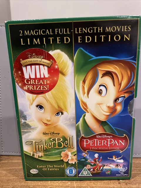 DISNEY’S TINKERBELL/ PETER Pan Limited Edition DVD Boxset - Free Post ...