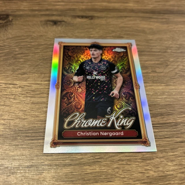 TOPPS 2026 PREMIER League Christian Norgaard Chrome King CK4 £1.99 ...