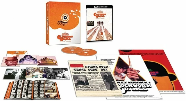 (FIRST PRESS LIMITED Edition) A Clockwork Orange [4K ULTRA HD + Blu-ray ...