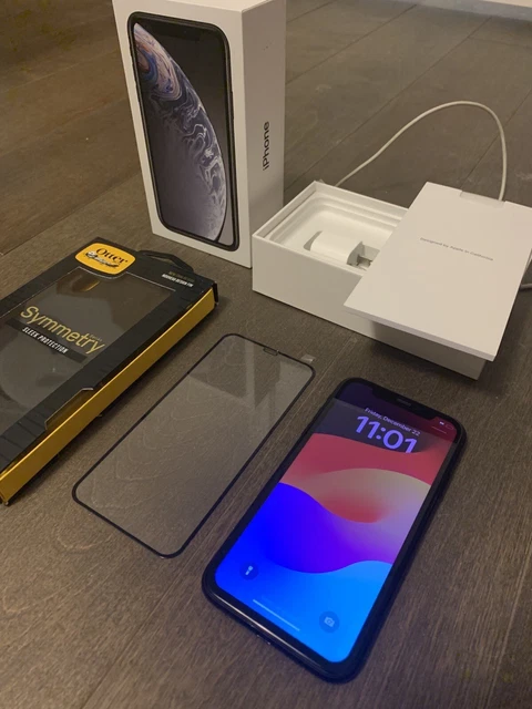 APPLE IPHONE XR - 64GB - Black (Unlocked) A1984 CDMA Original Box $190. ...