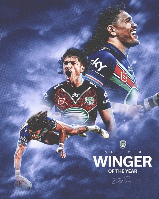 NEW ZEALAND WARRIORS team player POSTER ,BARGAIN,NRL RUGBY , DALLY M 1 ...