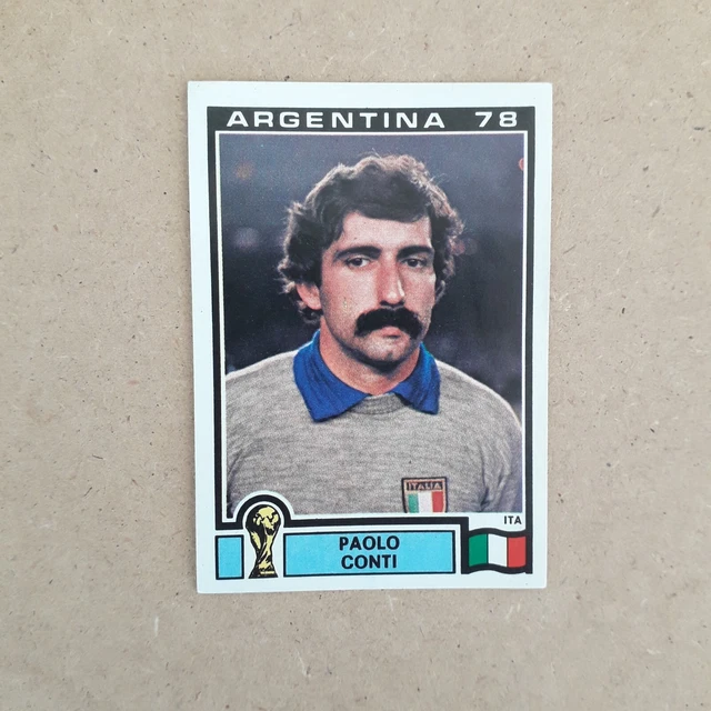CALCIATORI PANINI ARGENTINA 78 n. 114 PAOLO CONTI ITALIA EUR 4,90 ...