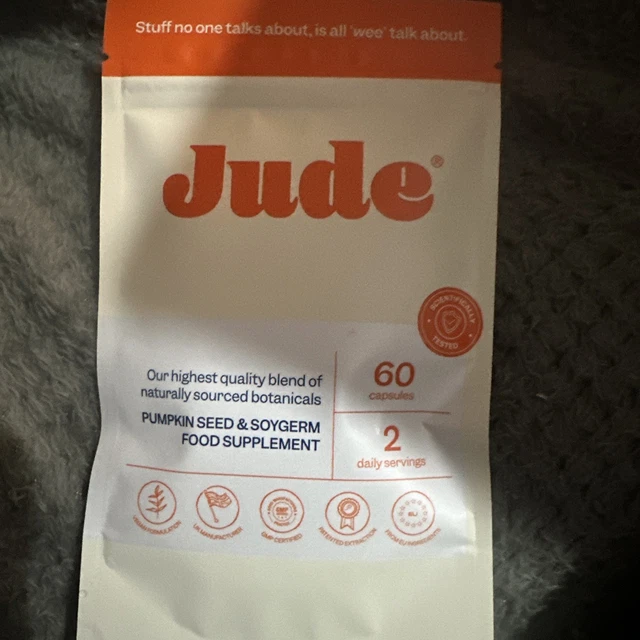 JUDE BLADDER HEALTH Tablets As Seen On Dragons' Den, Science-Backed ...