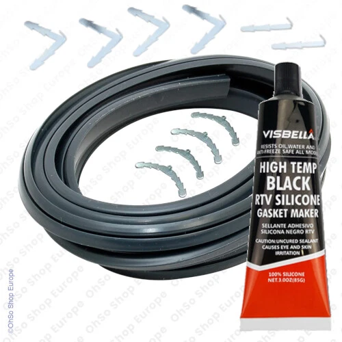 OVEN DOOR SEAL Universal 4, 3, Sided Cooker Gasket High Temperature ...