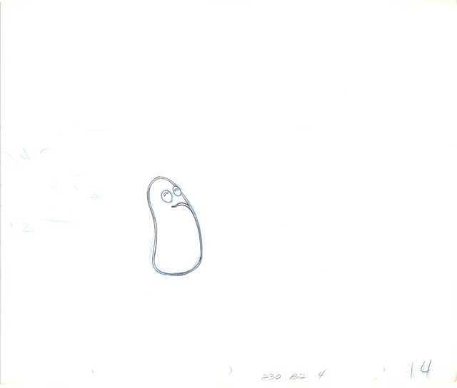 HERCULOIDS GLOOP GLEEP Production Animation Cel Drawing Hanna Barbera ...