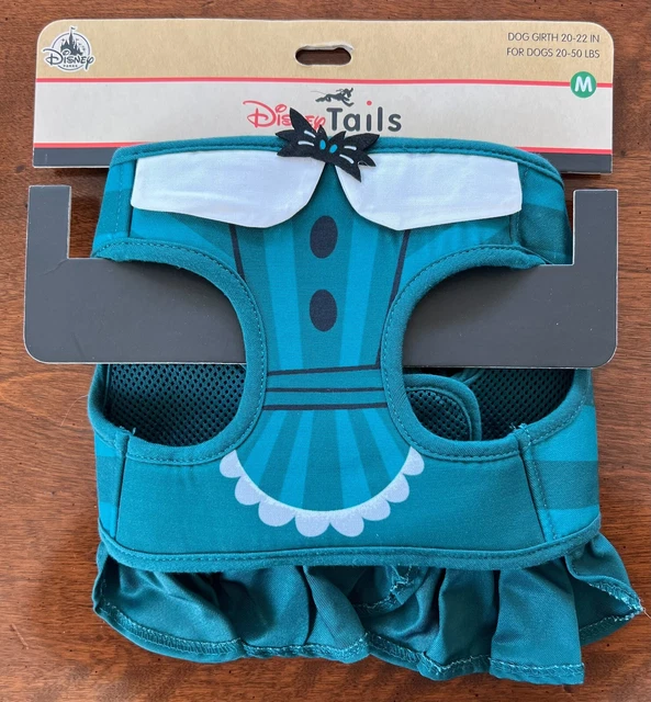 DISNEY TAILS THE HAUNTED MANSION Hostess COSTUME Dog PET HARNESS Size M ...