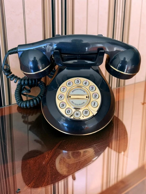 ASTRAL THE KNIGHTSBRIDGE Dark Green Corded Push Button Telephone ...