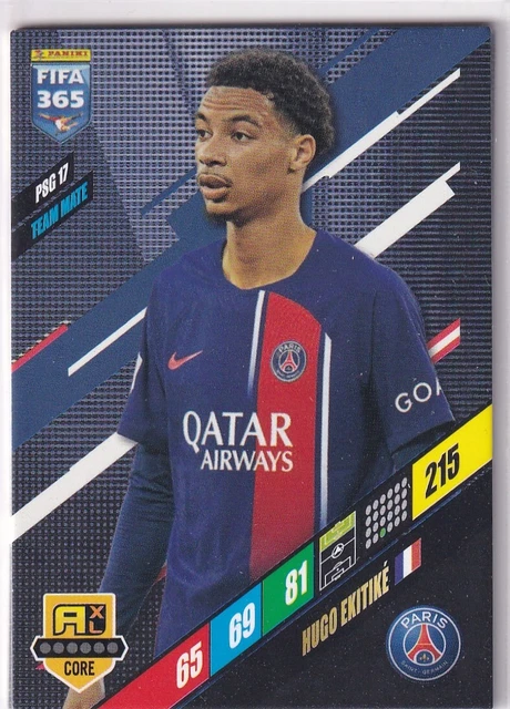 PANINI FIFA 365 Adrenalyn 2024 Mappa No. Psg 17 Hugo Ekitiké EUR 1,63 ...