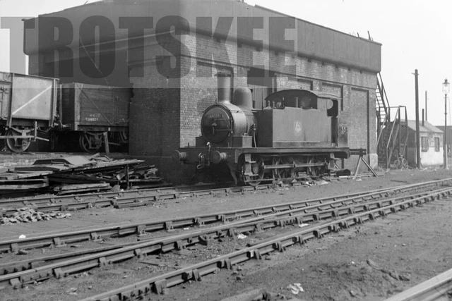 LARGER NEGATIVE BR British Railways Steam Loco 68559 Class J67 Chester ...
