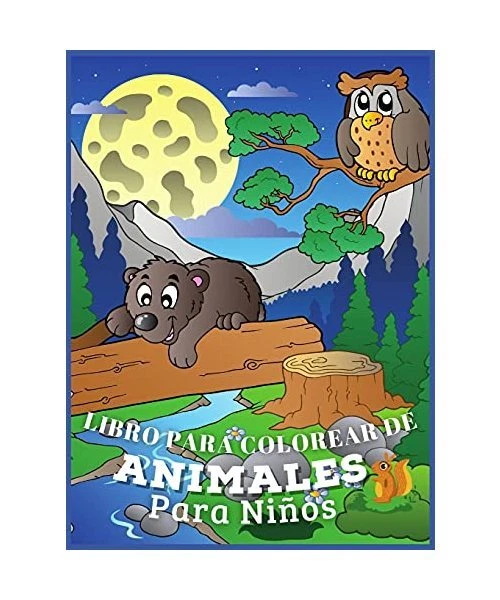 LIBRO PARA COLOREAR de Animales para Niños: Animales Divertidos para ...