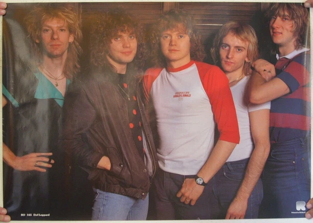DEF LEPPARD AFFICHE Group Shot Tôt EUR 165,65 - PicClick FR