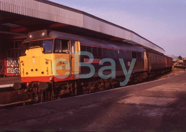 35MM RAILWAY SLIDE of Class 31 31413 @ Lincoln Copyright to Buyer £4.99 ...